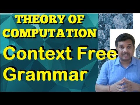 Context free Grammar || ToC || Studies Studio - YouTube