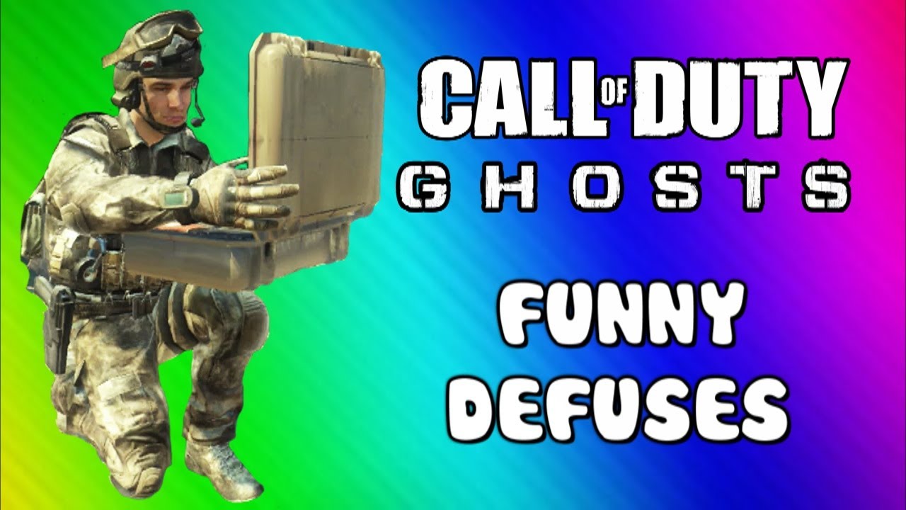 COD Ghosts Ninja Defusing & Riot Shield Fun (Funny Moments, Trap ...