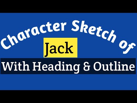 Character Sketch || Character Sketch of Jack in Lord of the flies ...