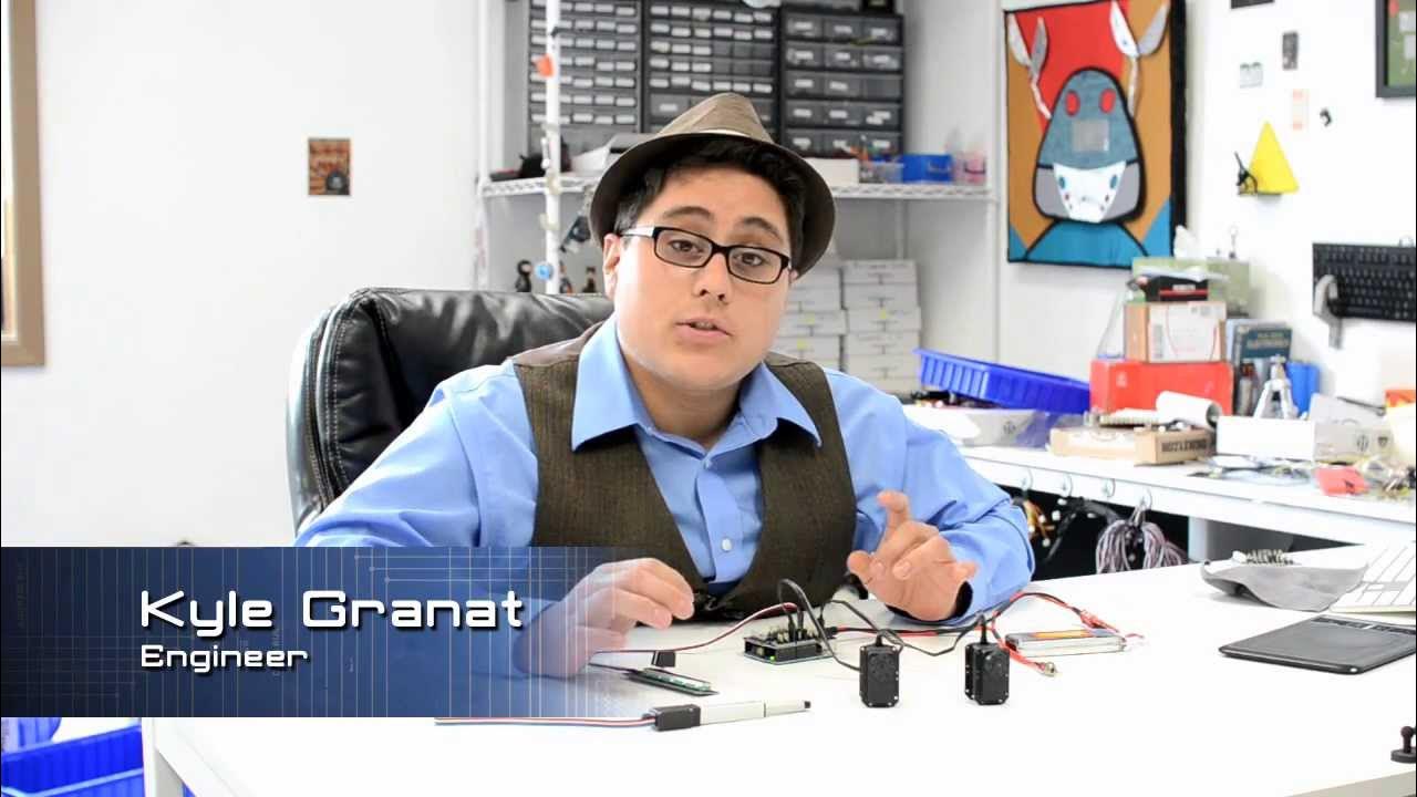 Using the RobotGeek Sensor Shield with Hobby Servos - YouTube