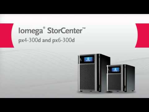 Iomega StorCenter px4-300d Network Drive - YouTube