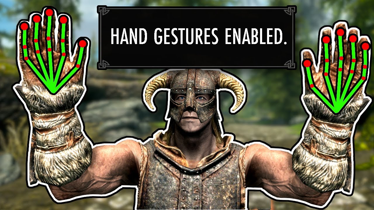 Skyrim But I Use HAND GESTURES To Play - YouTube