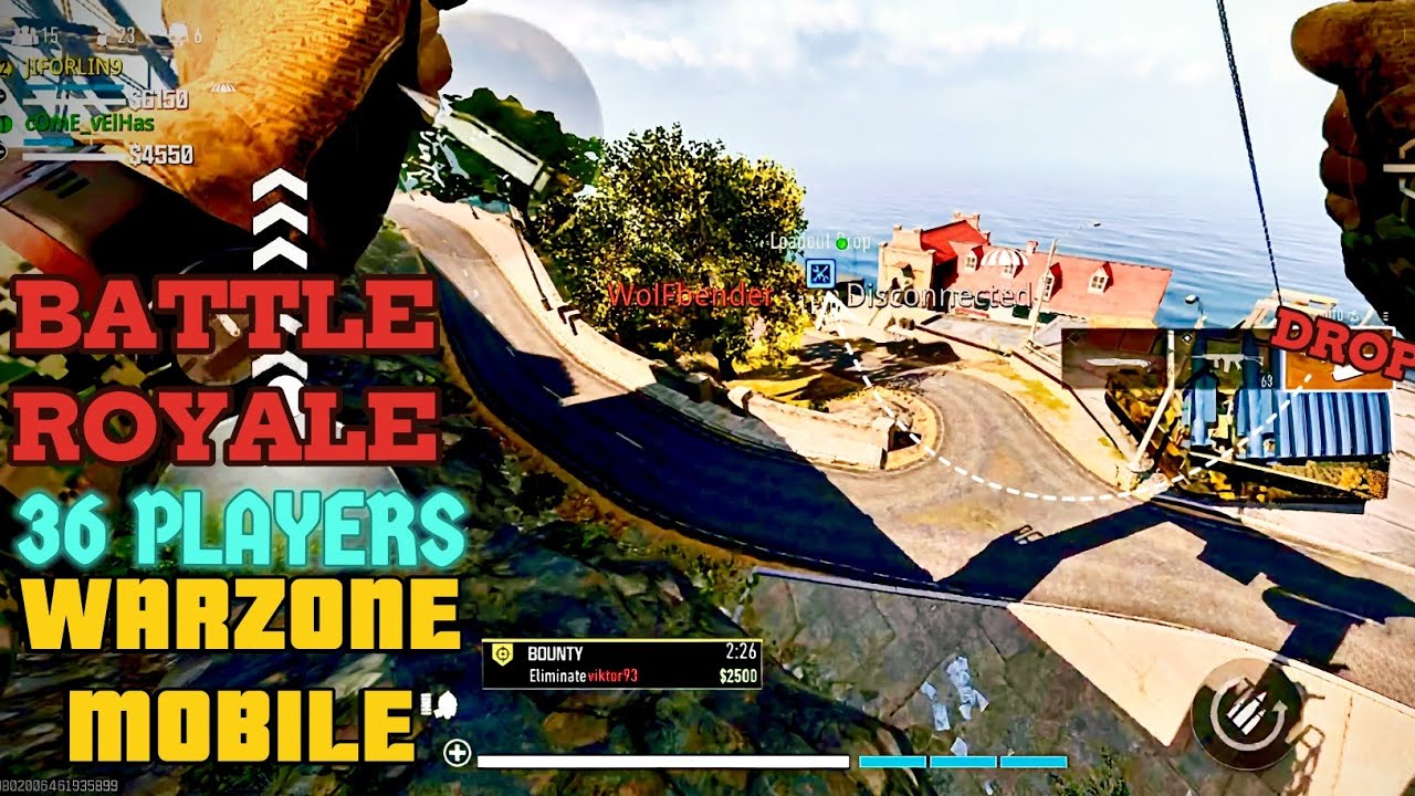 COD WARZONE MOBILE HIGH GRAPHICS BATTLE ROYALE 36 PLAYERS - YouTube