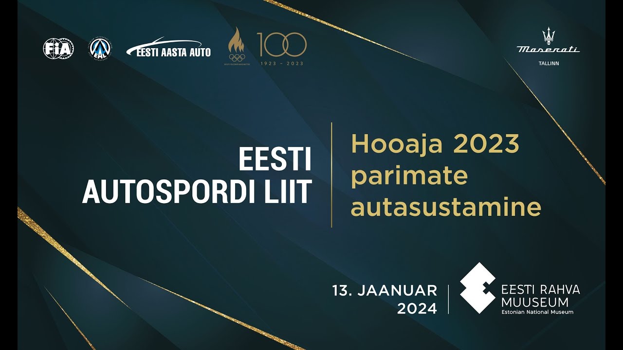 Hooaja 2023 parimate autasustamine ja Eesti aasta auto 2024 ...