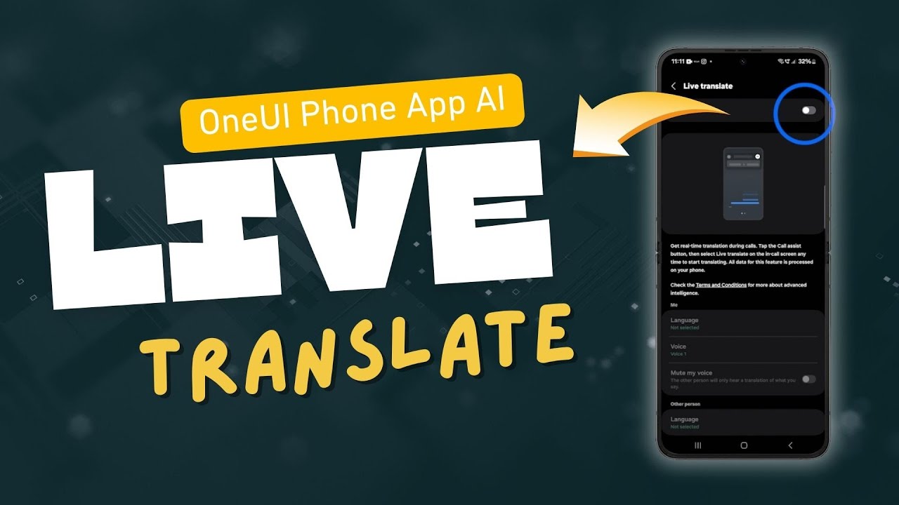 How to Enable Live Translate for Phone App on Galaxy Z Flip 5 - YouTube