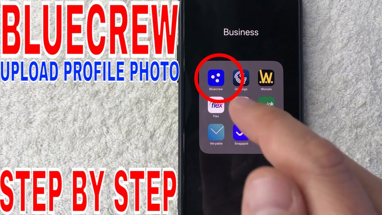 How To Upload BlueCrew Profile Photo 🔴 - YouTube