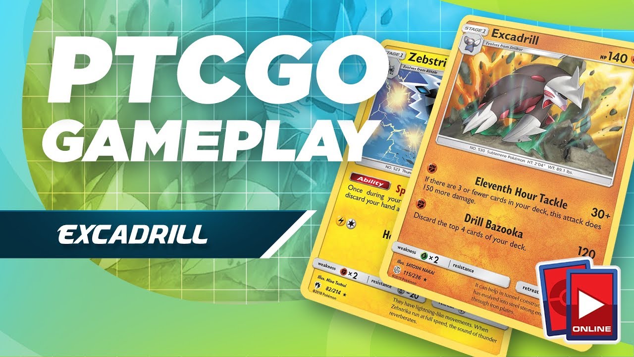Excadrill Deck - PTCGO Gameplay (Cosmic Eclipse) - YouTube