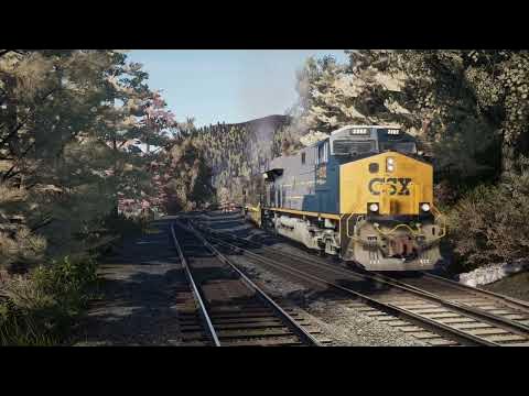 CSX #1902 leads the Clinchfield Train in Elkhorn City - YouTube