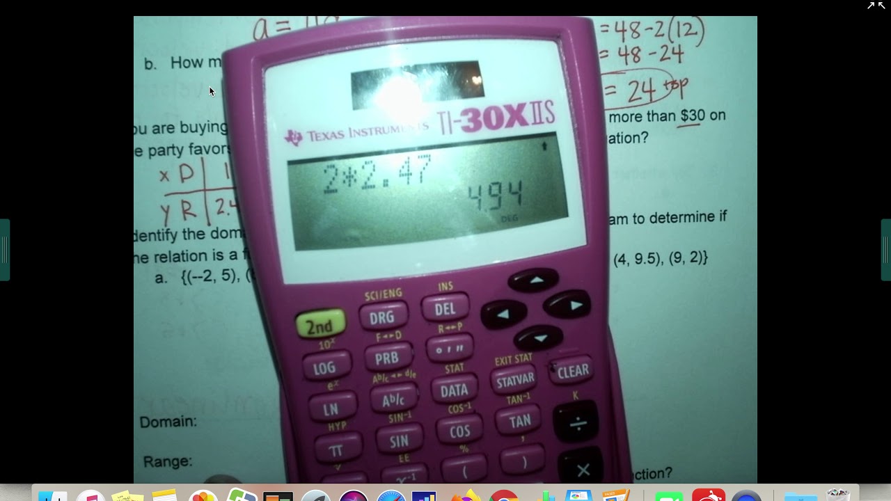 Algebra Ch 4 Practice Test - YouTube