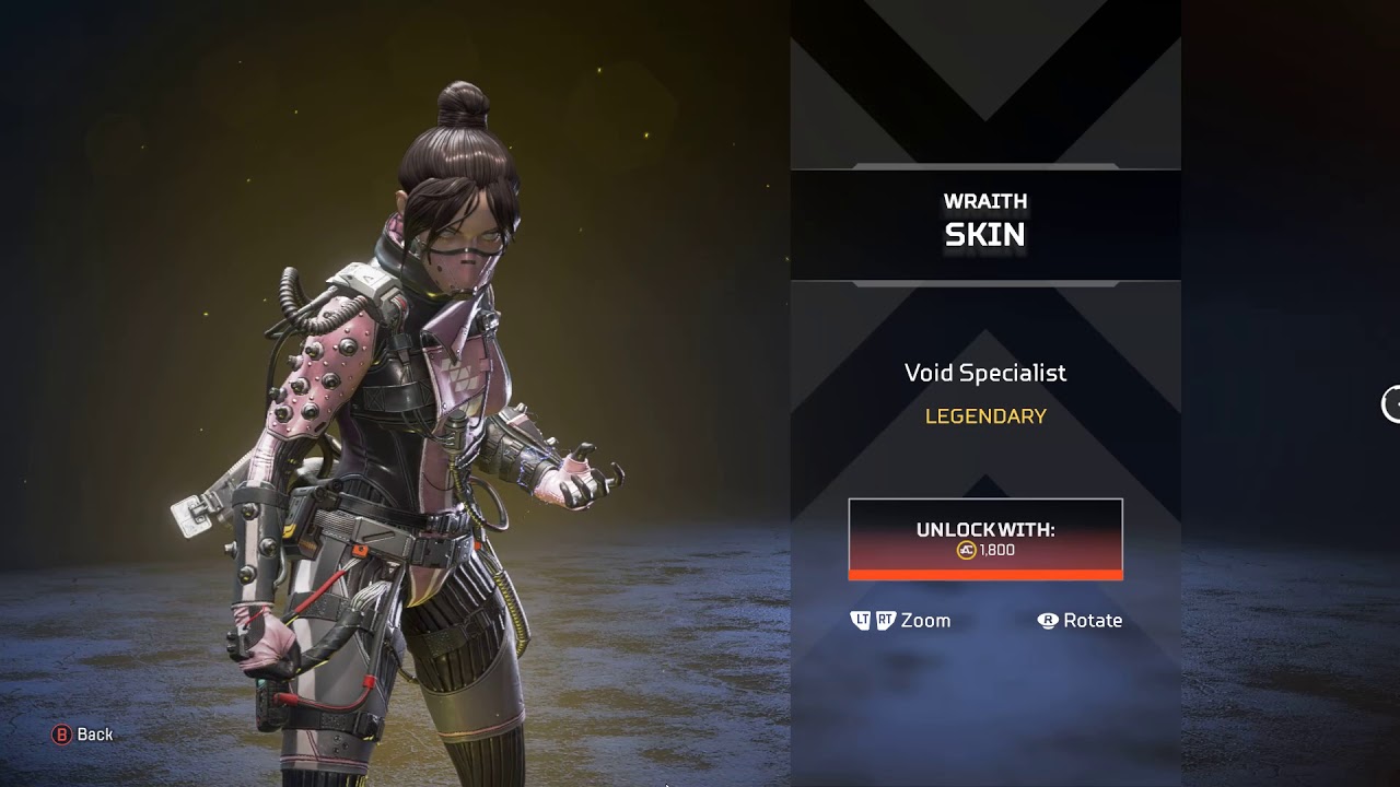 🤩 Apex Legends Wraith Skin Void Specialist Legendary 2019 🤩 - YouTube