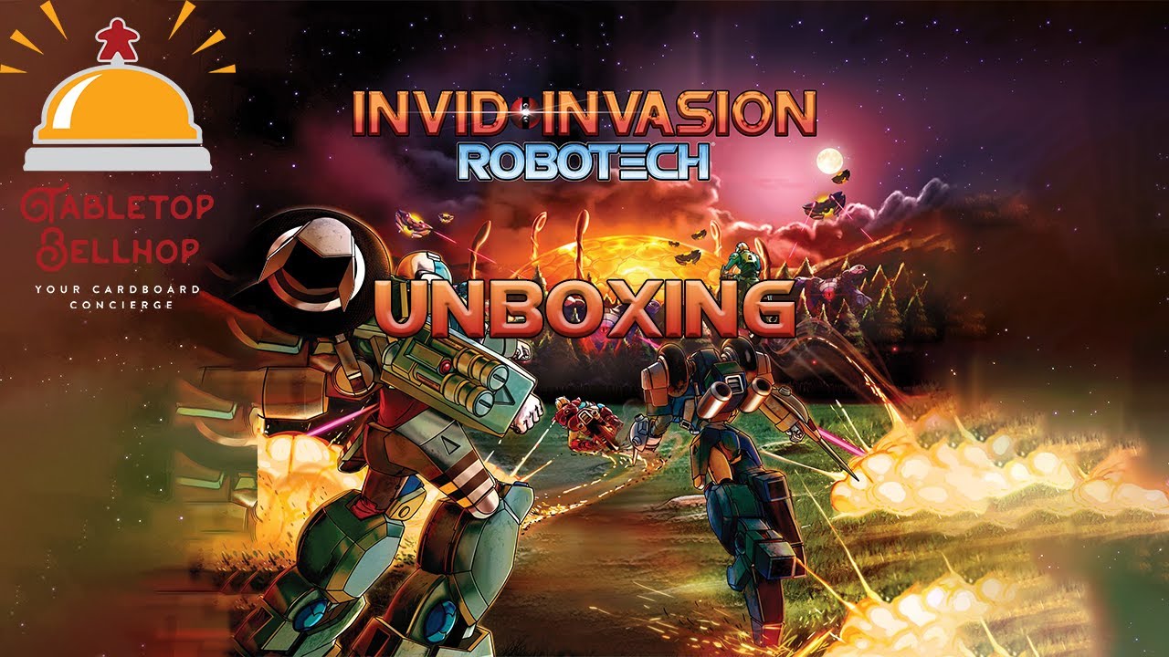 #Unboxing Robotech Invid Invasion a cooperative board game set in ...