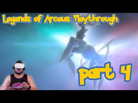 Pokemon Legends of Arceus Full Gameplay in VR (kinda not really) Part 4 ...