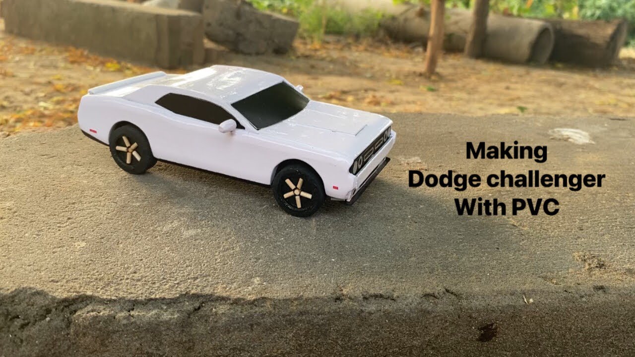 I built my dodge challenger out of PVC | How to make a PVC car at home ...