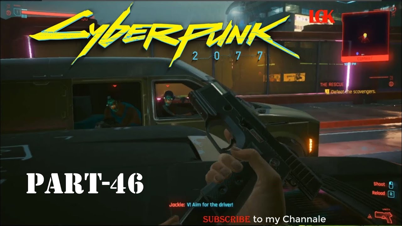 defeat the scavengers cyberpunk 2077/ part-46 - YouTube