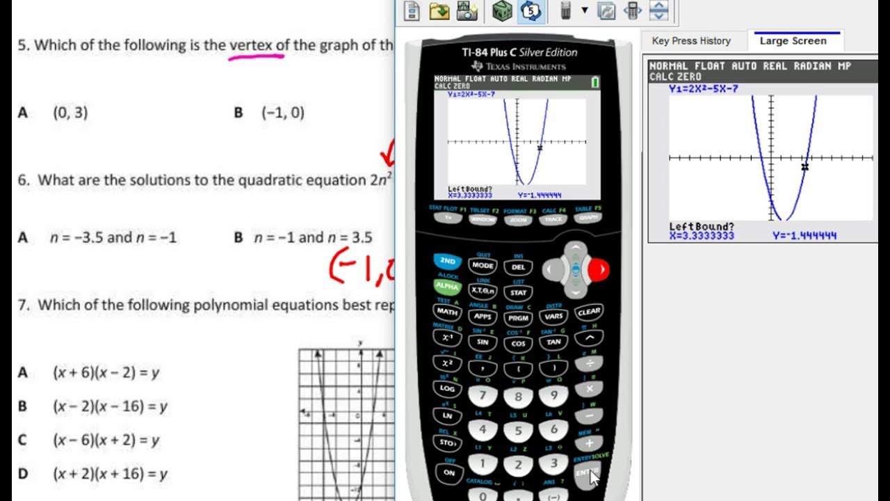 Quadratics Test Review - YouTube