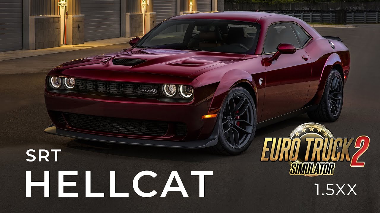 Dodge Challenger SRT Hellcat | ETS 2 (1.55) Euro Truck Simulator 2 mod #ets2 #dodge #hellcat ...