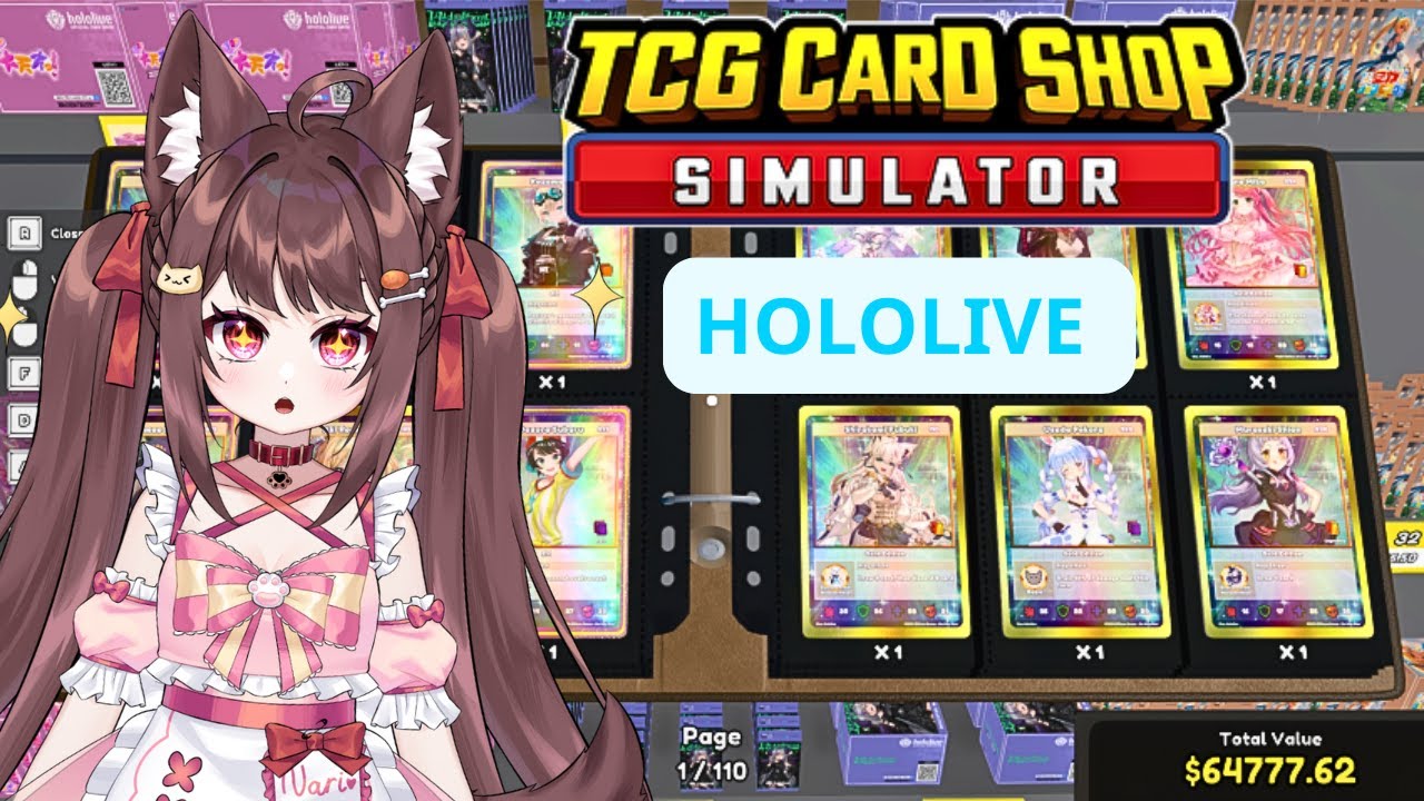 【TCG CARD SHOP SIMULATOR】GACHA CARD GÁI HOLOLIVEEE - YouTube
