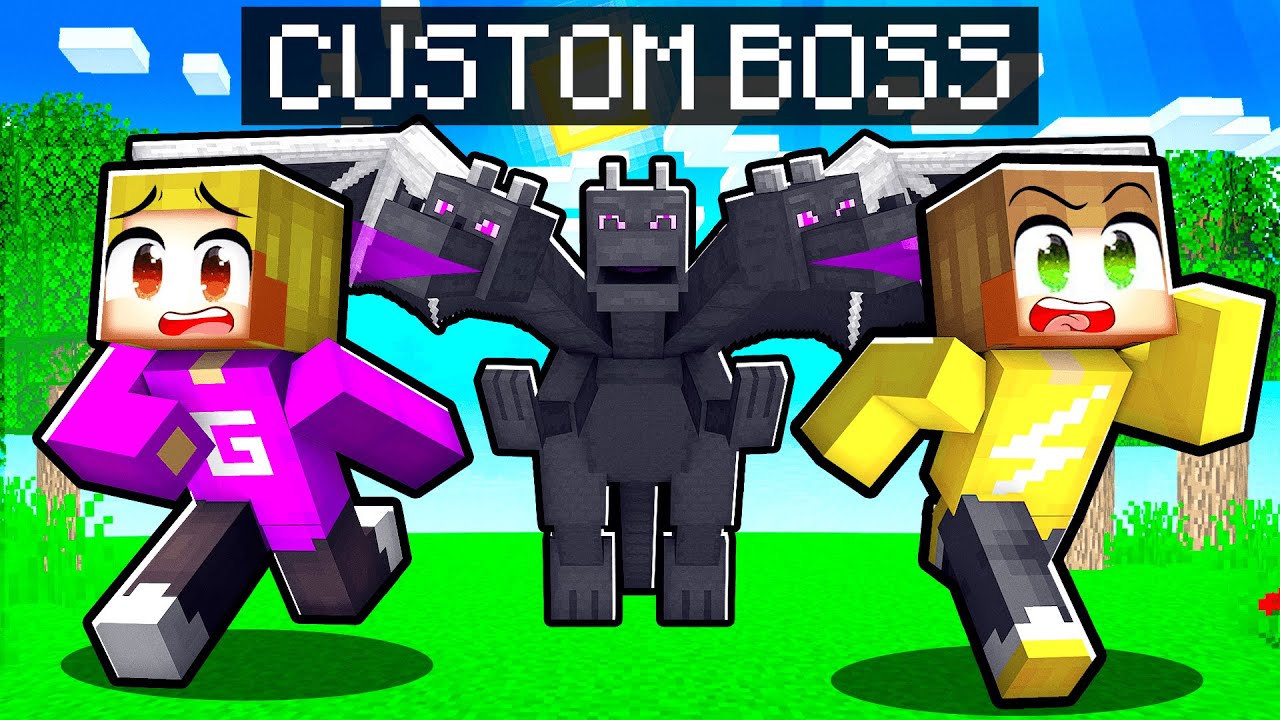 Minecraft Maar Er Zijn Custom Bosses! - YouTube