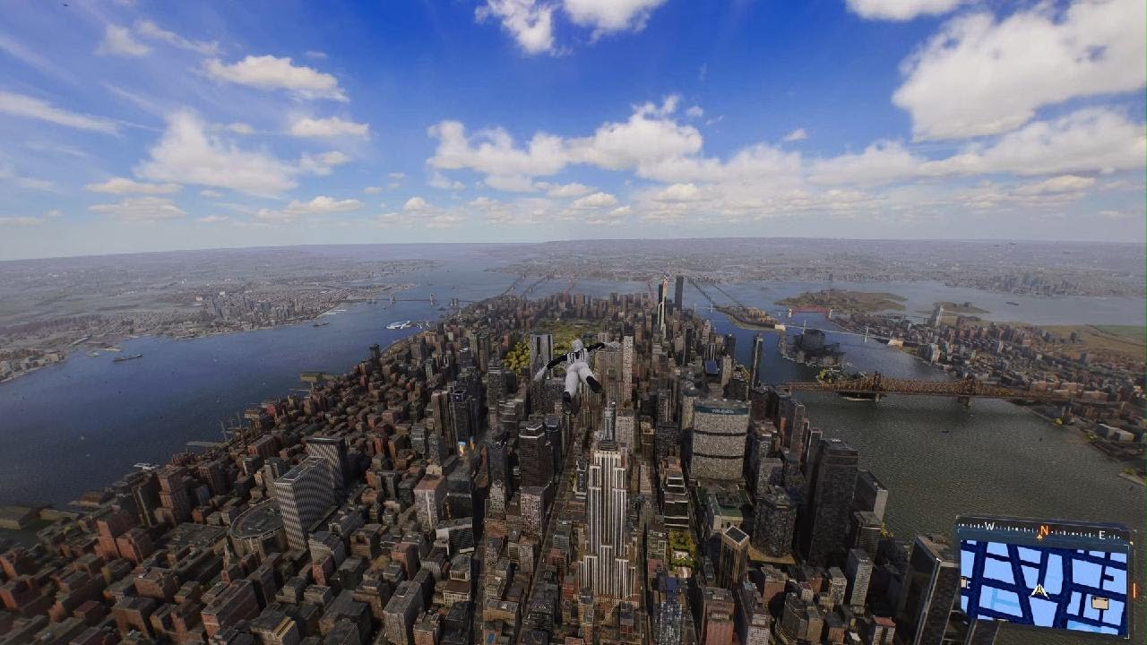 Traveling across the whole Marvel's Spider-Man 2 map!!! - YouTube