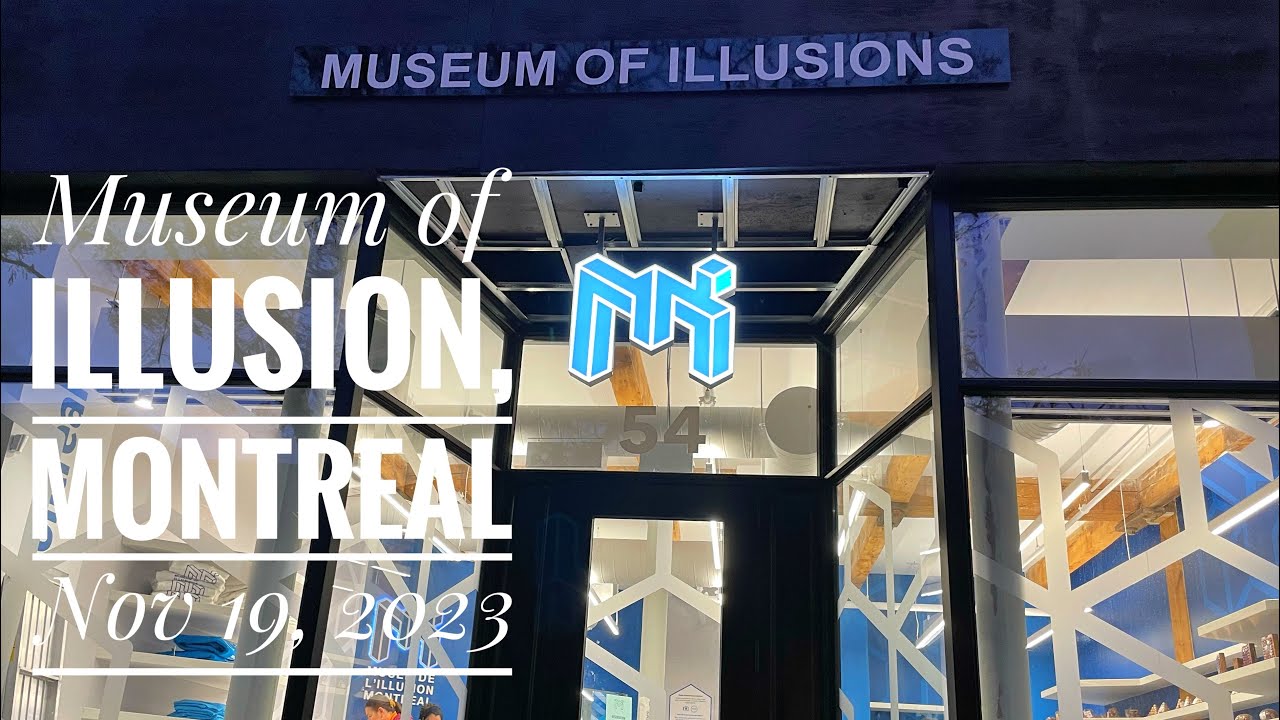 Walk tour of Museum of Illusions Montreal, November 19, 2023 - YouTube