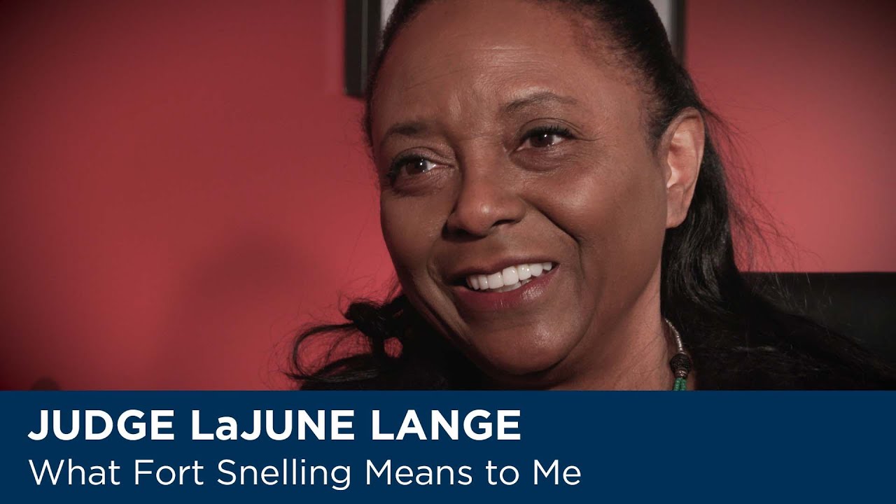 Judge LaJune Lange - What Fort Snelling Means to Me - YouTube