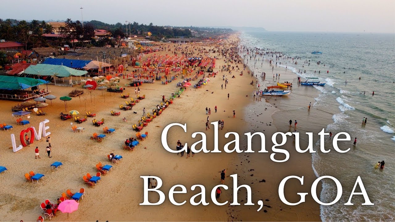 CALANGUTE BEACH --- Family Beach Of Goa (YSK TELUGU MOTO VLOGS) GOA ...