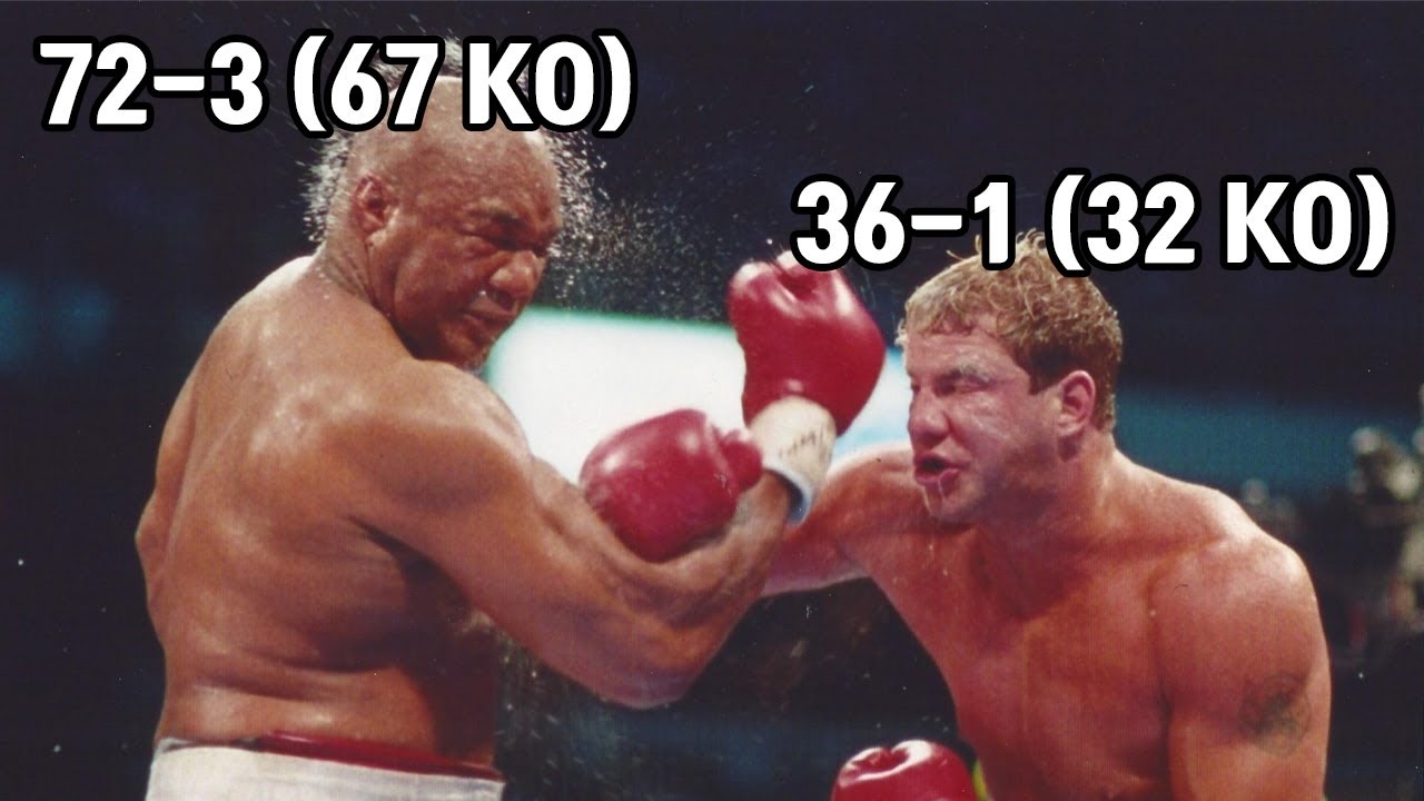 Star-Spangled Battle, George Foreman vs. Tommy Morrison Highlights ...