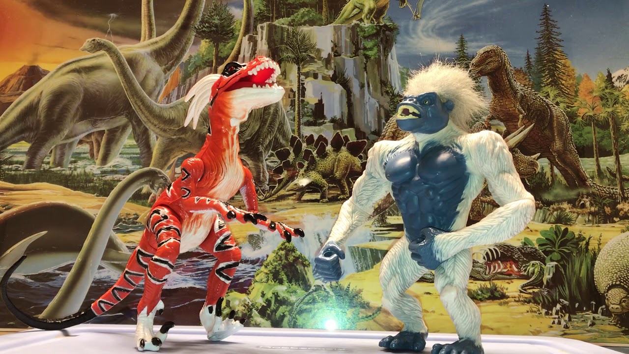Primal Rage Figures: Blizzard and Talon - YouTube