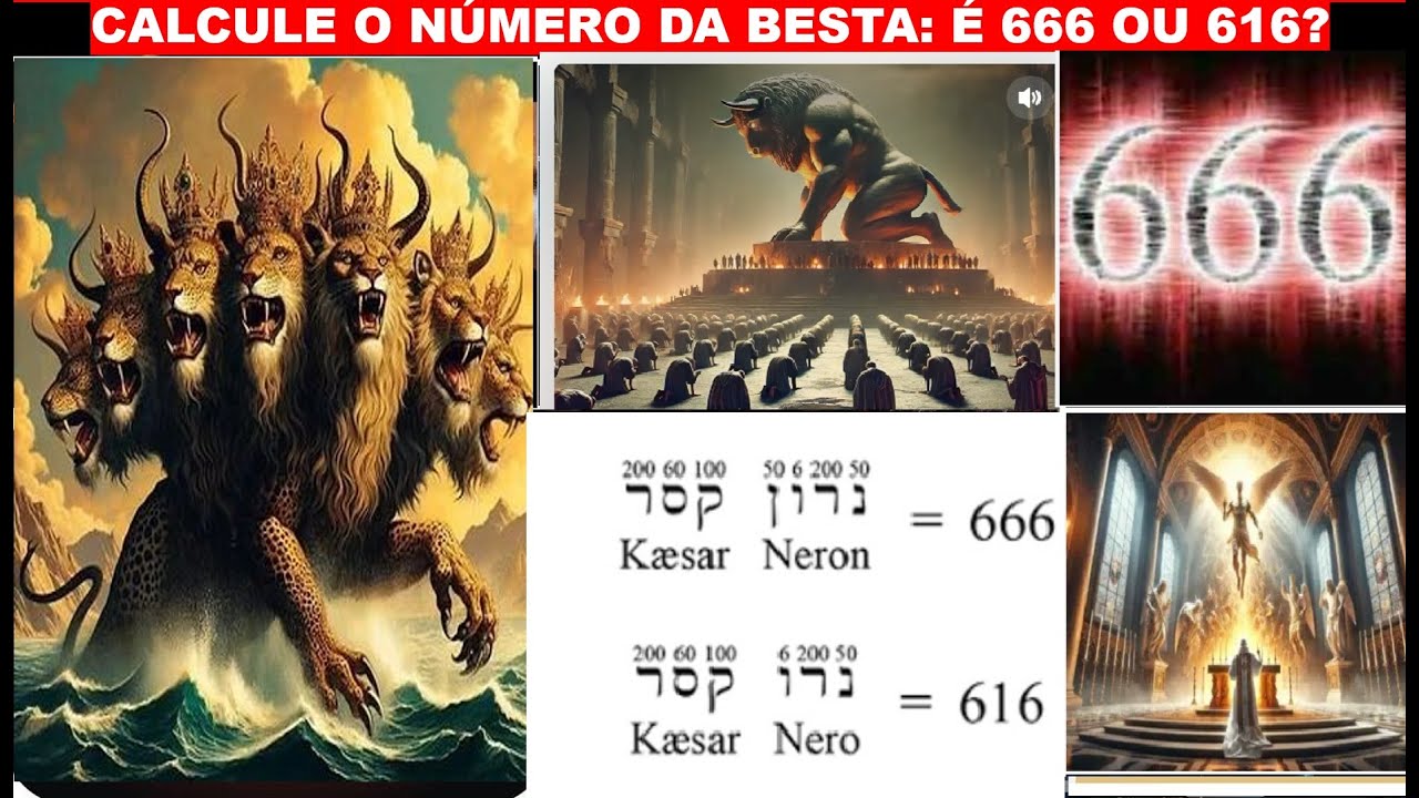 CALCULE O NÚMERO DA BESTA: 666 OU 616? - YouTube