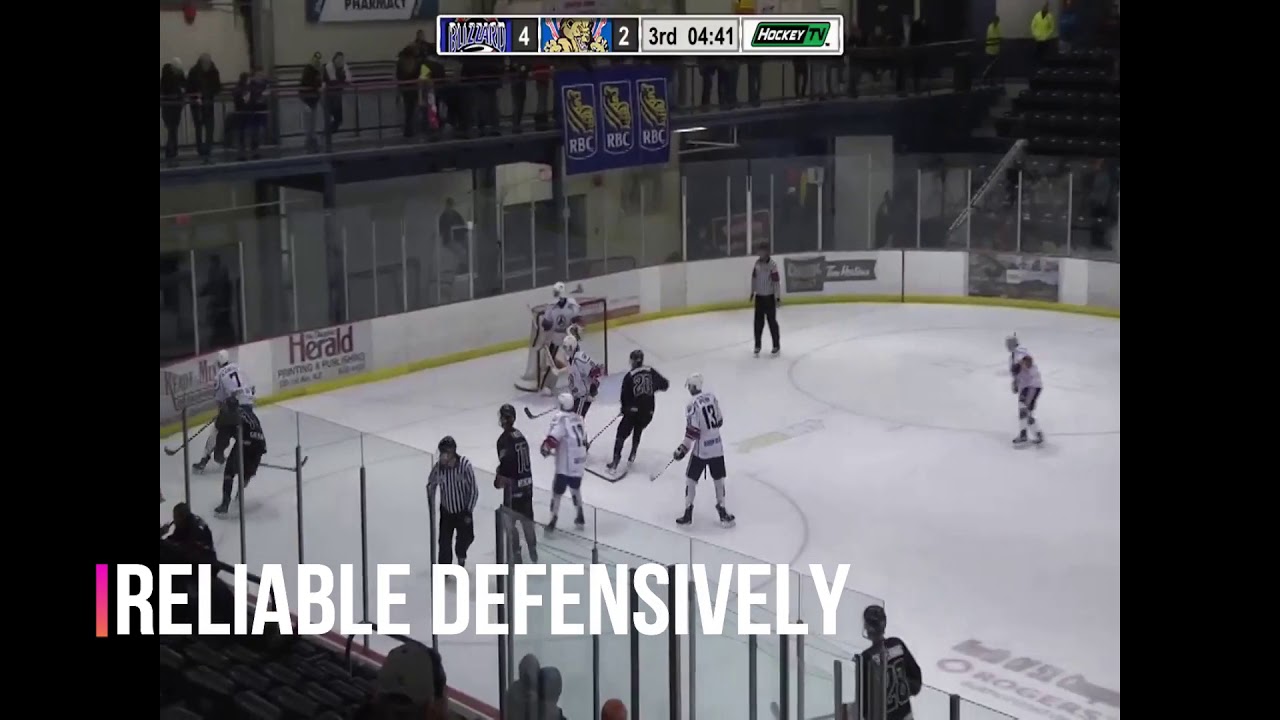 Anthony Jr Keeper OCN Blizzard MJHL - YouTube