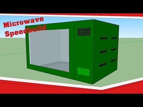 SketchUp Speed Build 1 - Microwave - YouTube