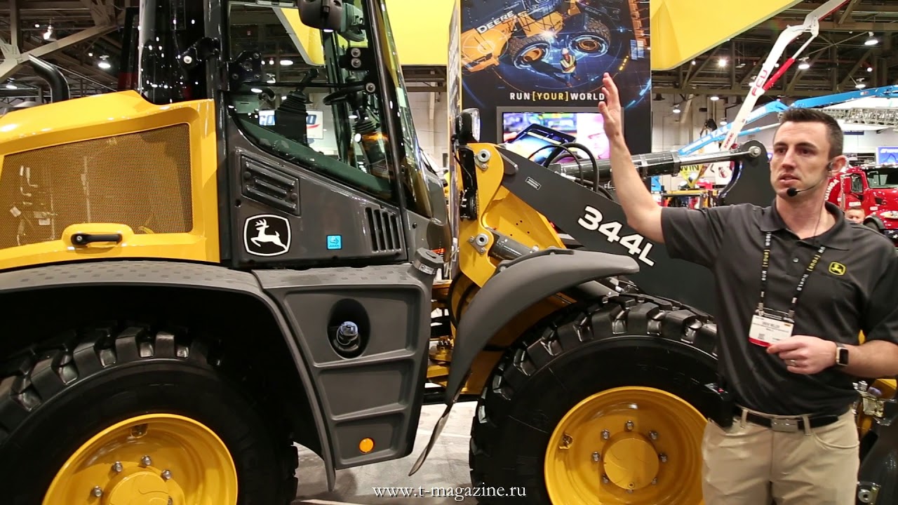Wheel loader JohnDeere 344L | Фронтальный погрузчик Джон Дир серии L ...