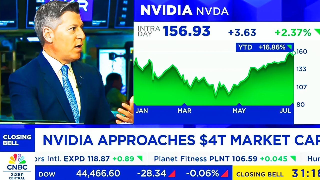 CNBC, Bloomberg Today On NVIDIA Stock, NVIDIA Nearing $4T Market Cap ...