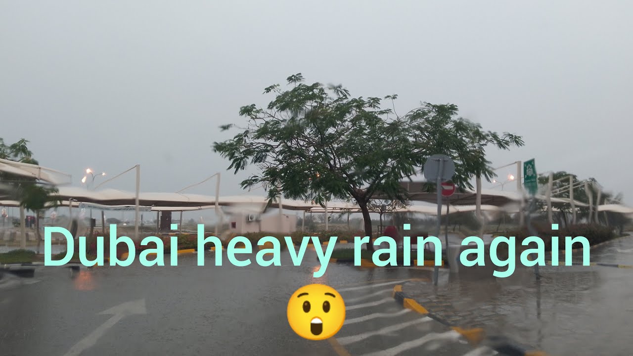 Dubai heavy rain again|shots - YouTube