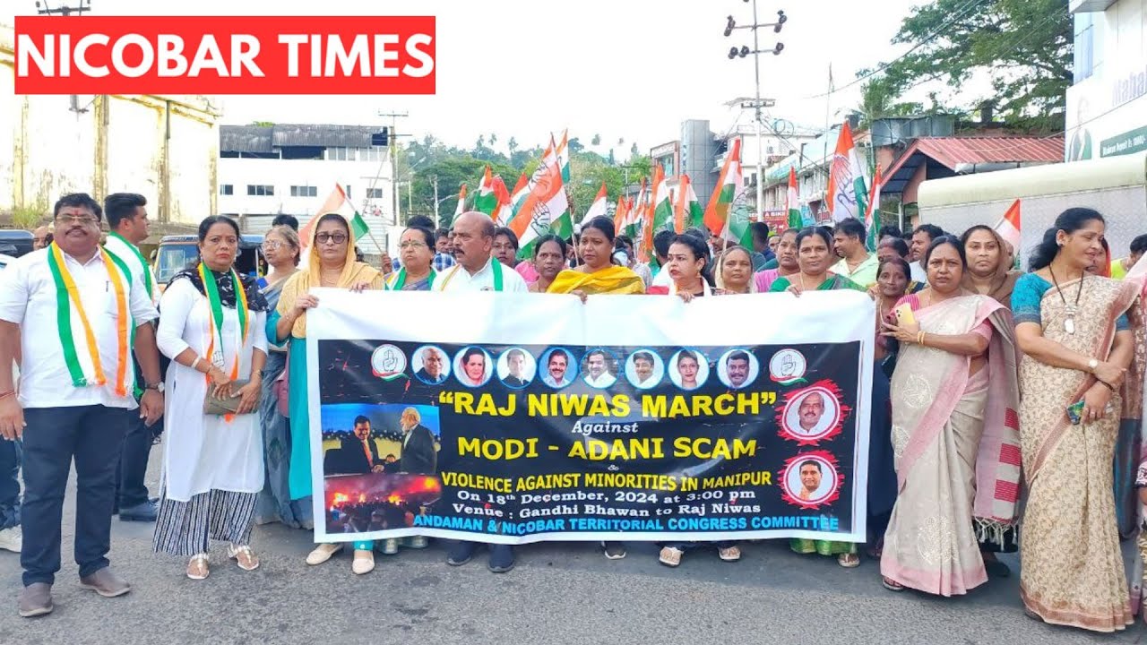 Congress Organises Raj Nivas March to Protest Against Alleged Modi ...