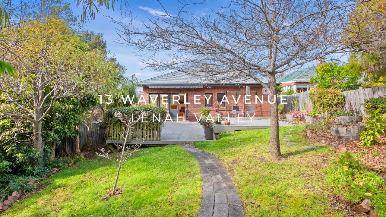 SOLD by Georgie Rayner | 13 Waverley Avenue, Lenah Valley - YouTube