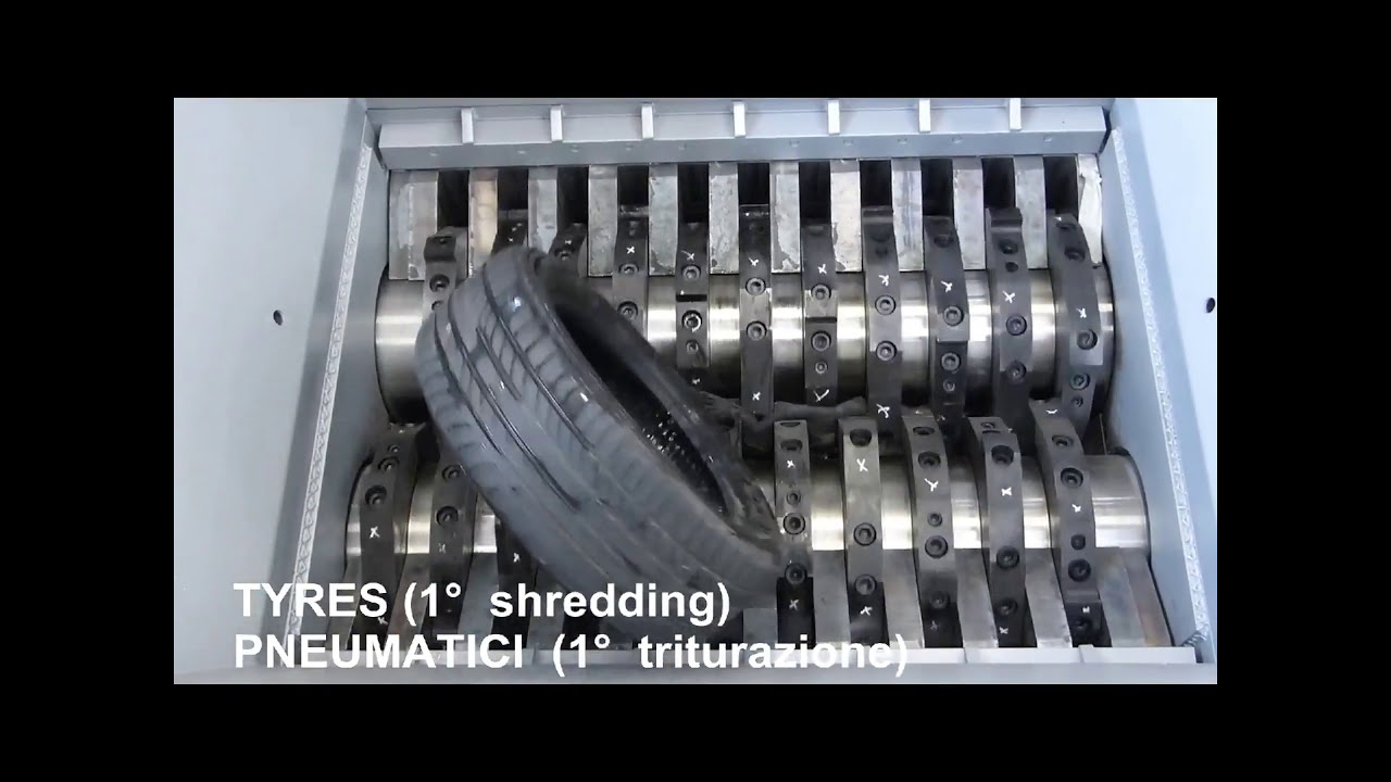 Recycling Plants for Tyres: TB Double Shaft Shredder | Forrec Recycling ...