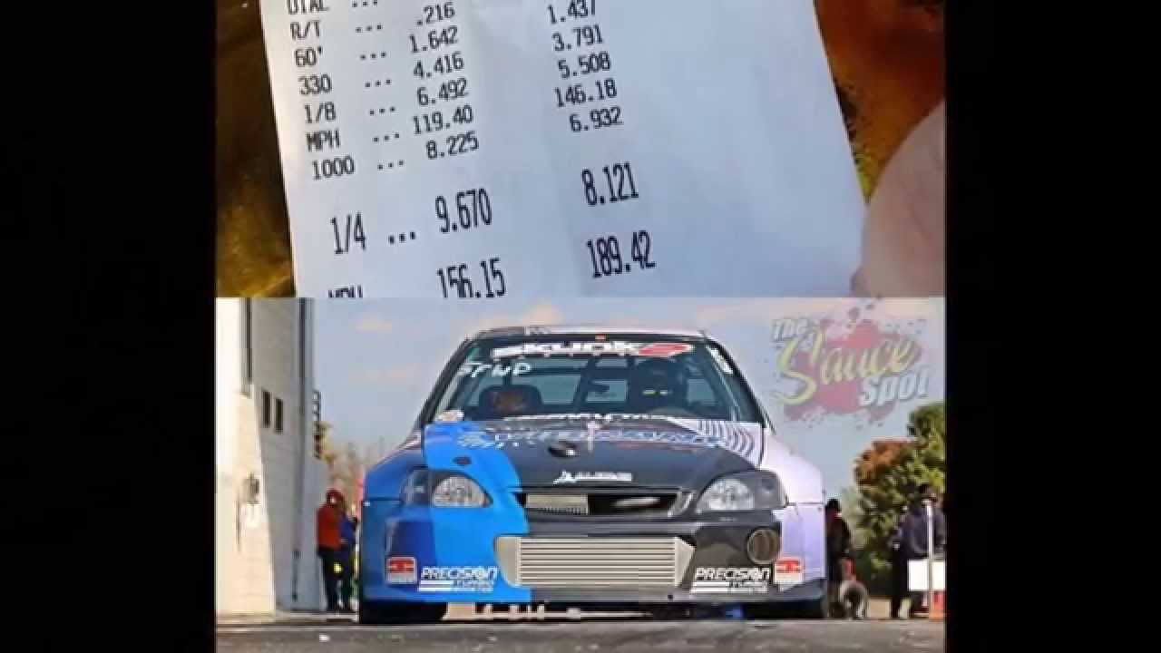 Vibrant Performance / SpeedFactory Racing SFWD 72mm Turbo Civic - YouTube