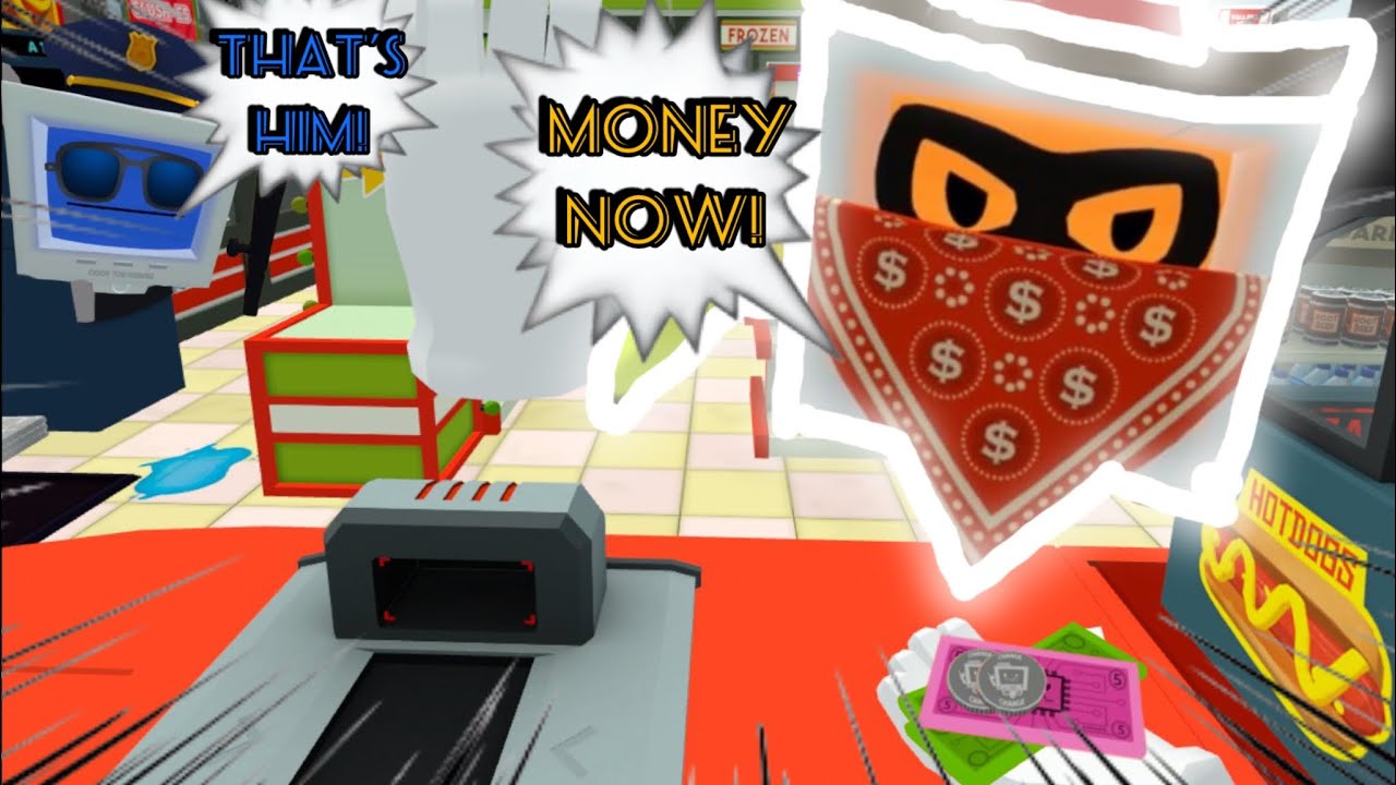 I GOT ROBBED IN JOB SIMULATOR (Completing store clerk in Job Simulator ...