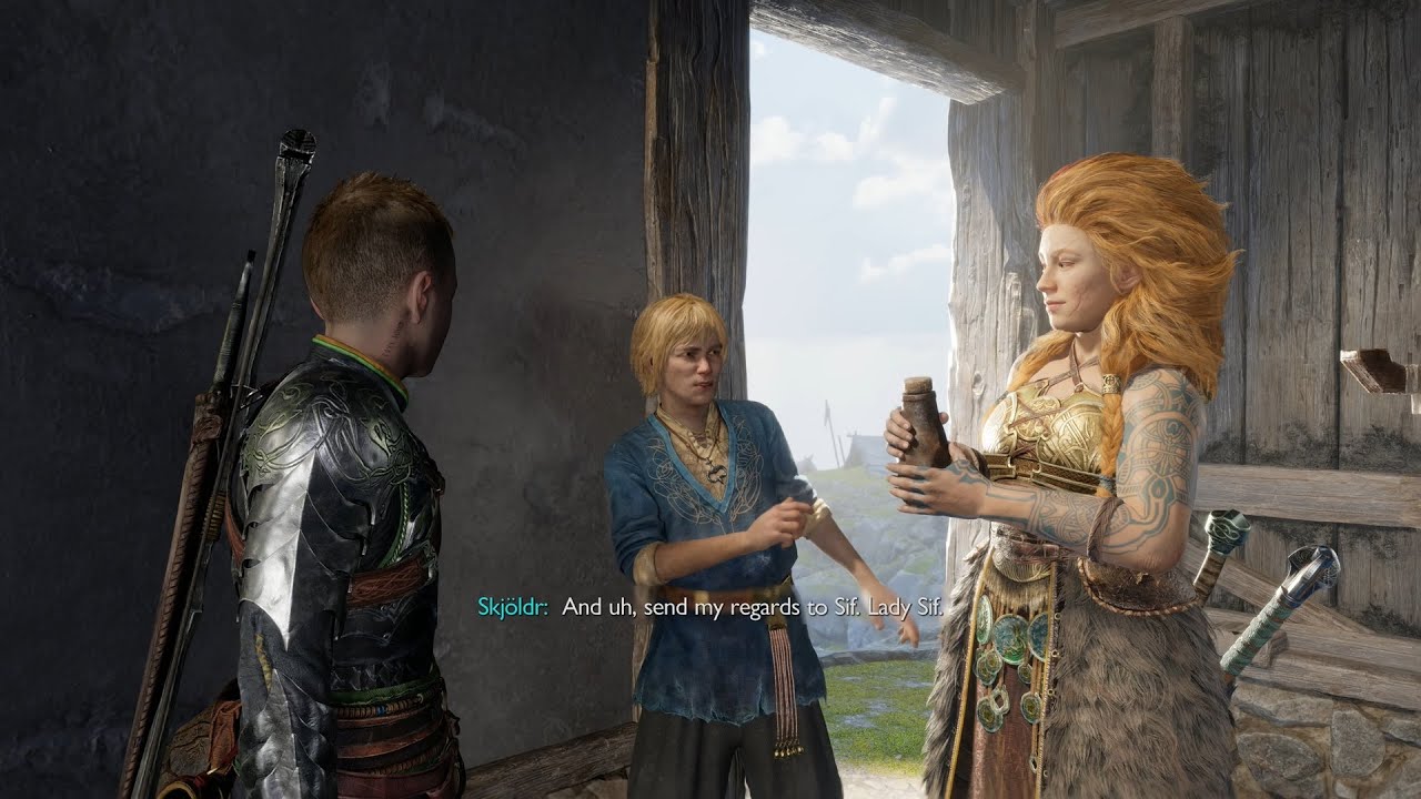 Skoldr Tells Thrud to Pass on His Regards to Lady Sif | God of War ...