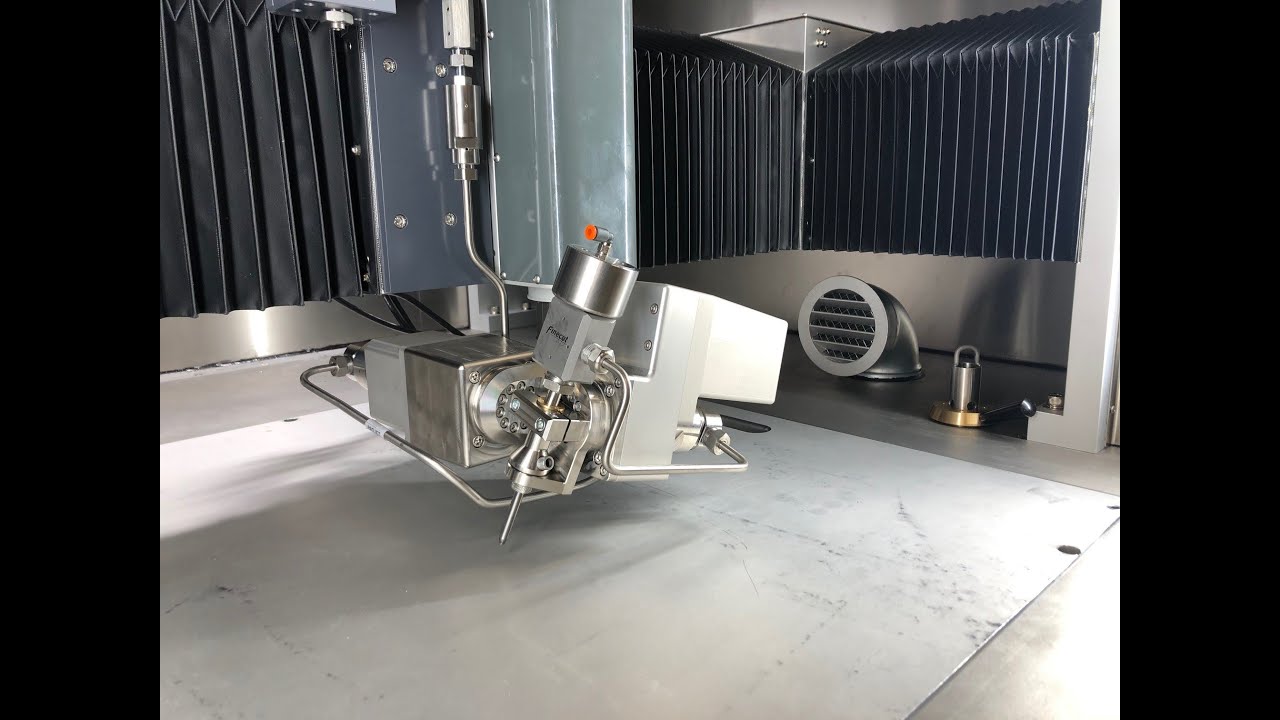Increased productivity with 5-axis waterjet cutting - YouTube