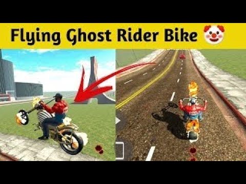 Flying Ghost Rider Bike In Indian Bike Driving 3D Game Android Mobile ...