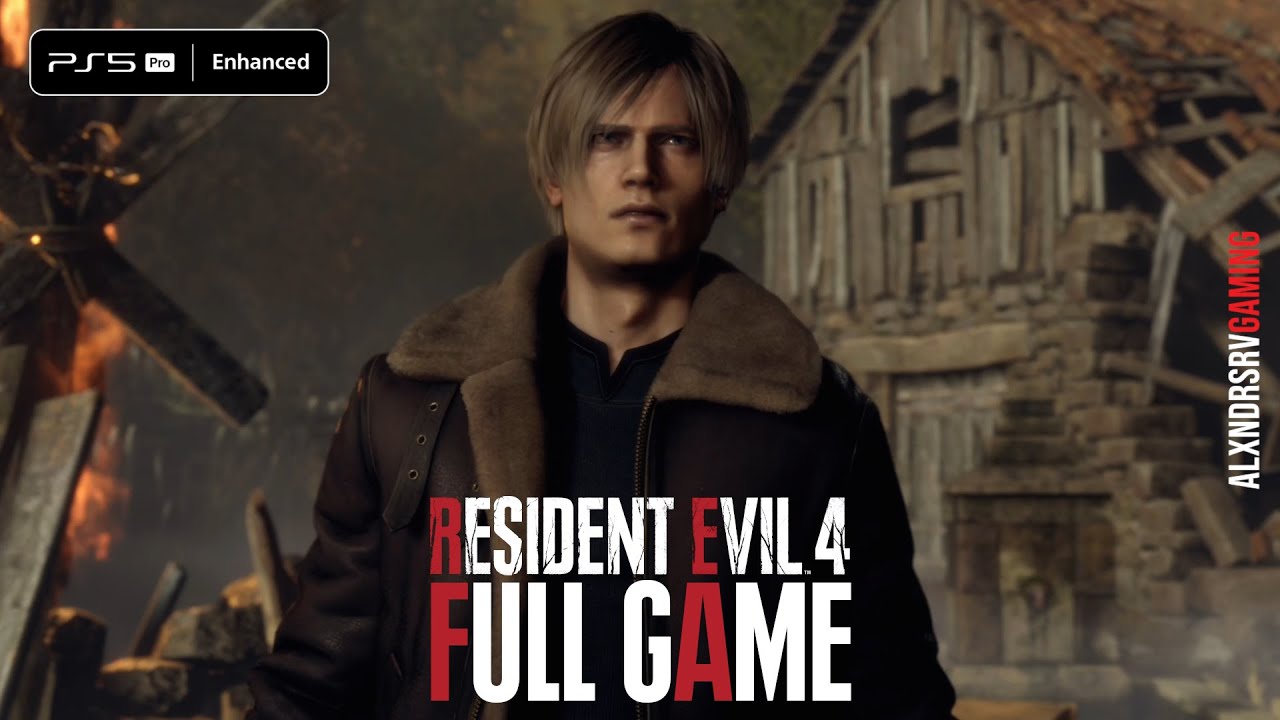 RESIDENT EVIL 4 Gameplay Walkthrough FULL GAME 4K 60FPS PS5 Pro No ...