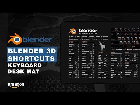 The Ultimate Blender 3D Shortcuts Deskmat 🔥 Boost Your Workflow ...