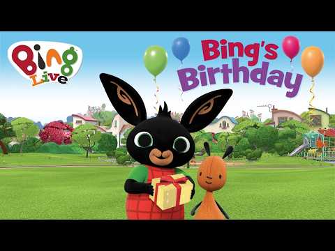 🎁 Bing's Birthday | FULL LIVE SHOW! | 1 HOUR | Bing Sing-along and Storytime