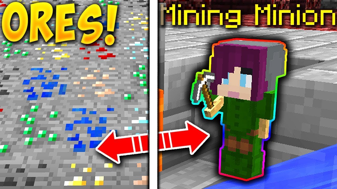 We got MINIONS to mine ORES for us! | VerixPvP #4 (Minecraft SKYBLOCK ...