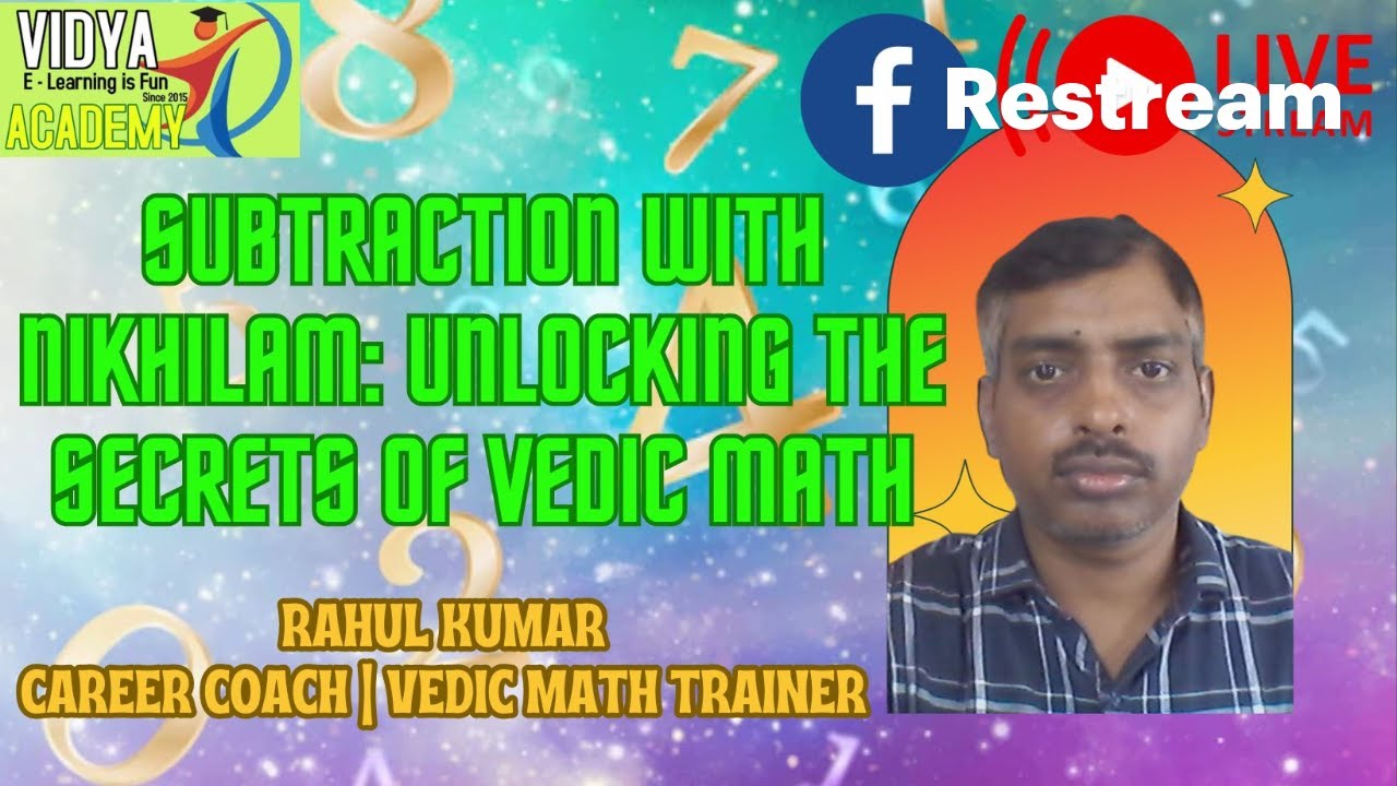 Subtraction with Nikhilam: Unlocking the Secrets of Vedic Math - YouTube