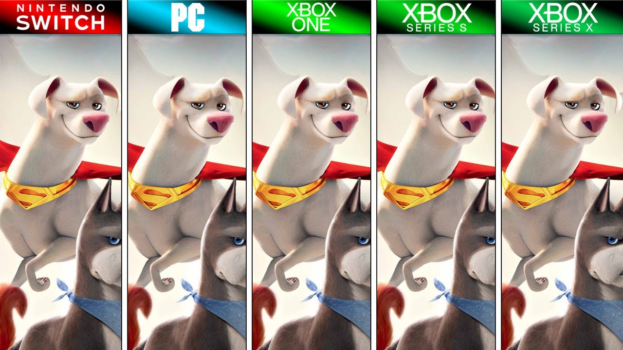 DC League of Super-Pets (2022) Nintendo Switch vs PC vs XBOX ONE vs ...