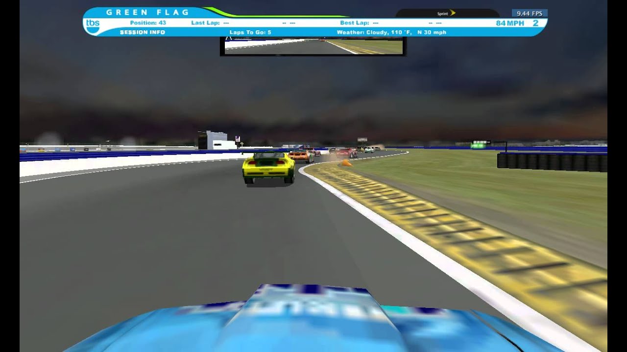 NR2003: Sports Car Mod @ Daytona Infield V8 - YouTube