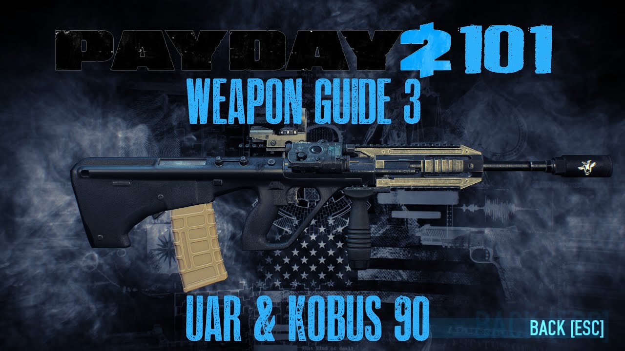 Payday 2 101: Weapon Guide #3 - UAR and Kobus 90 (Pre Crimefest - Out ...